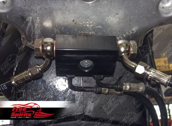 Free Spirits ABS Front Brake Tee Splitter for Harley Davidson 2012-Up ...