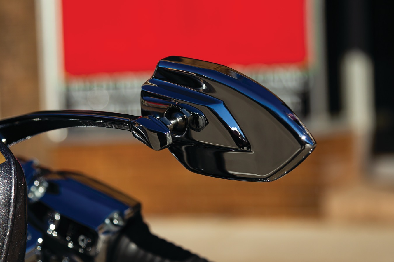 Kuryakyn Phantom Mirror Set In Gloss Black (1963) | ARH Custom USA