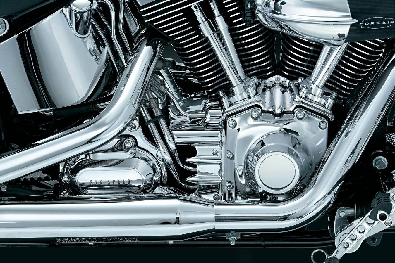 Kuryakyn Transmission Shroud In Chrome Finish For Harley Davidson 2007 ...