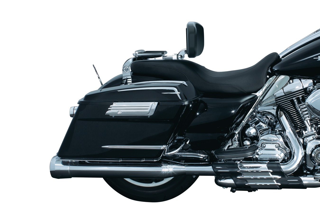 Kuryakyn Multi-Purpose Driver and Passenger Backrest In Chrome Finish ...