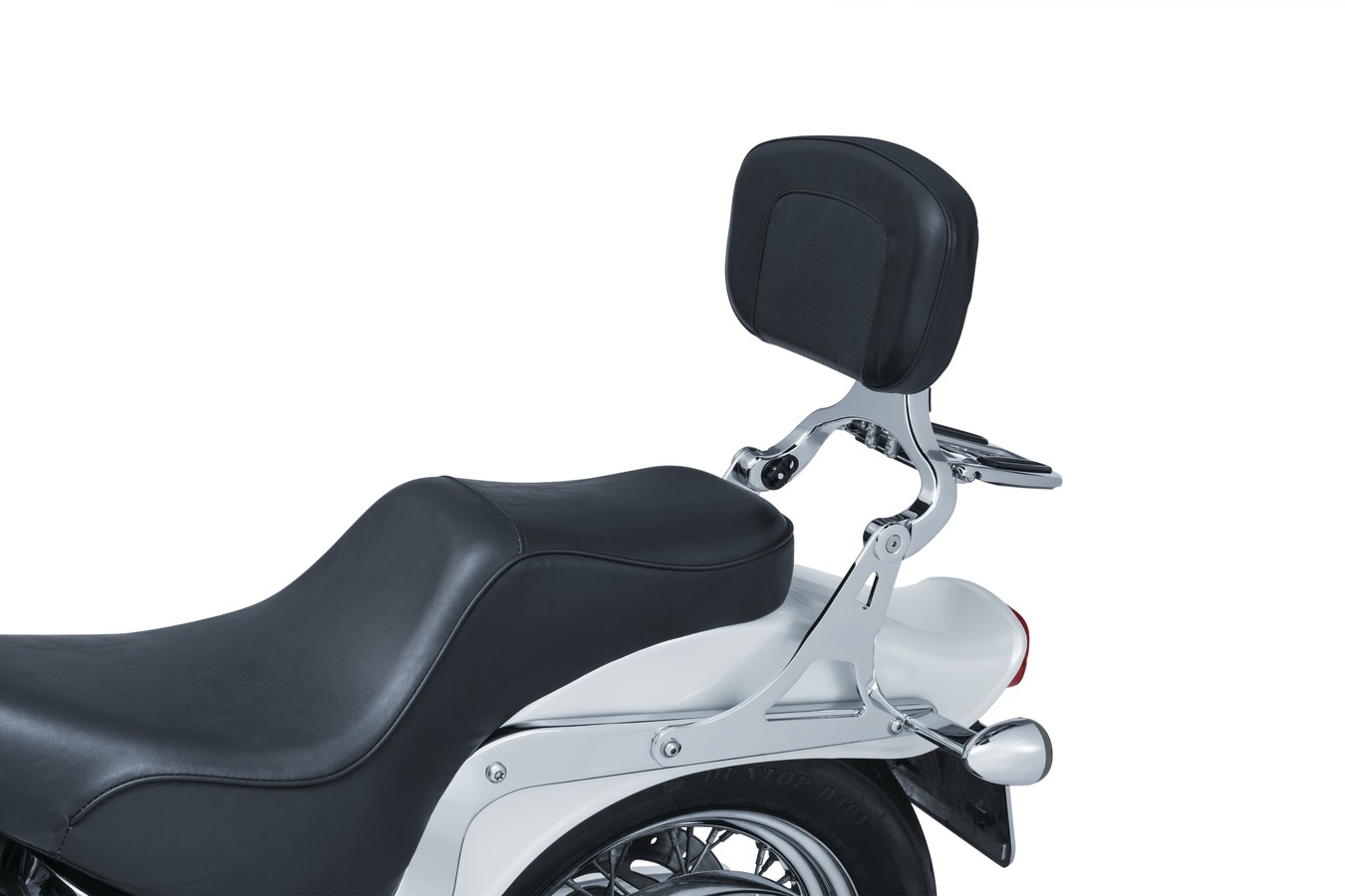 Kuryakyn Multi-Purpose Driver and Passenger Backrest In Chrome Finish ...