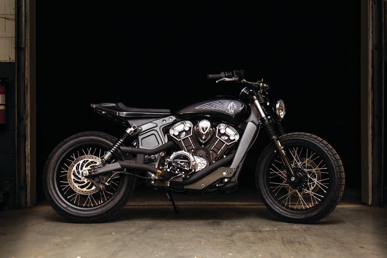 Kuryakyn Mid-Control Kit In Black Finish For Indian 2015-2019 Scout ...