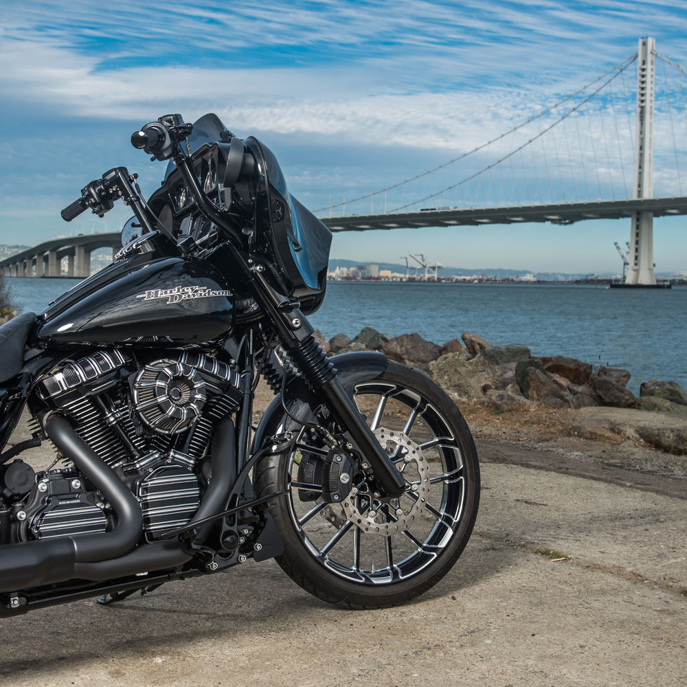 Arlen Ness 10 Gauge Rocker Box Covers In Black Finish For Harley ...