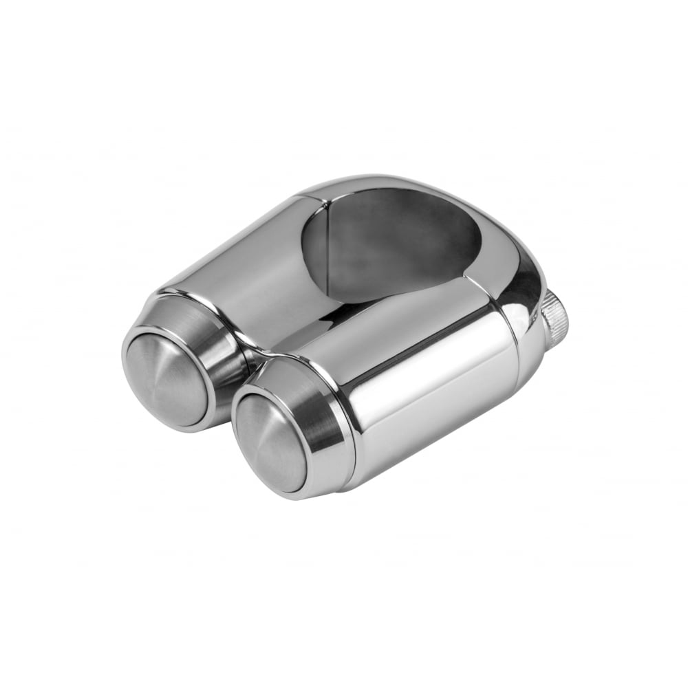 Motone Customs Dual Micro Switch Button Housing In Chrome Finish For 1 ...