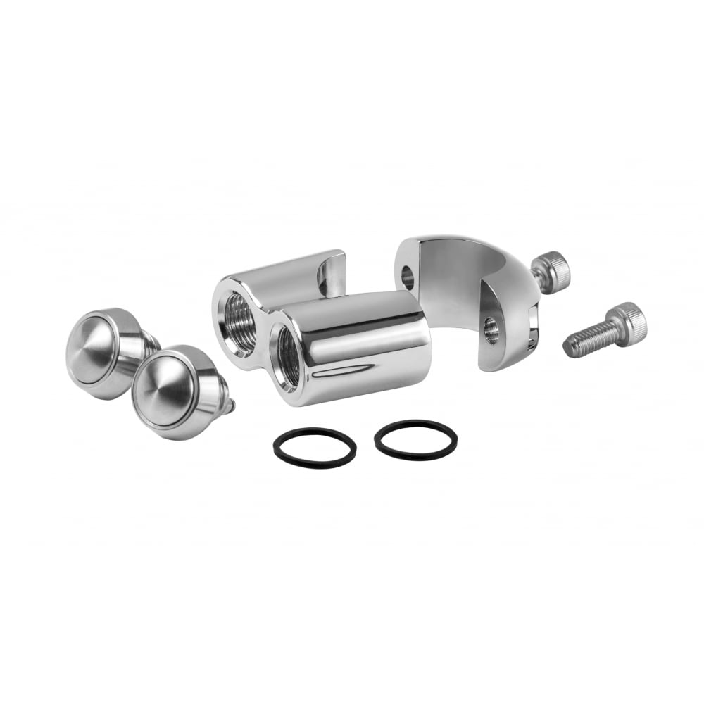 Motone Customs Dual Micro Switch Button Housing In Chrome Finish For 1 ...