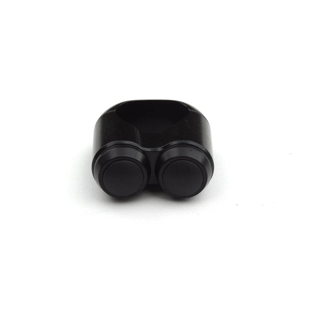 Motone Customs Dual Micro Switch Button Housing In Black Finish For 7/8 ...