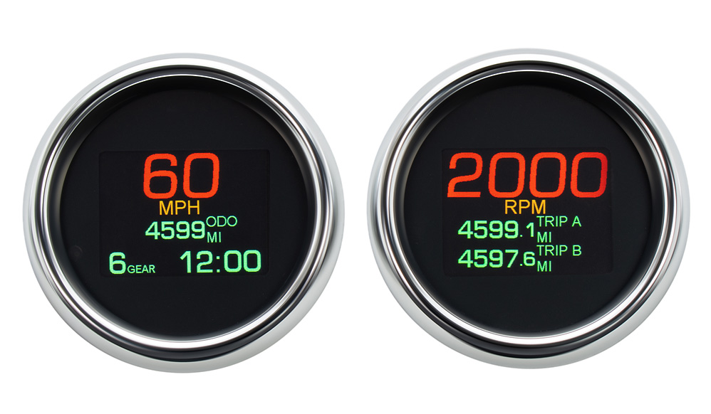 Dakota Digital MLX Series Gauge Speedo Set In Chrome For 2004-2013 ...