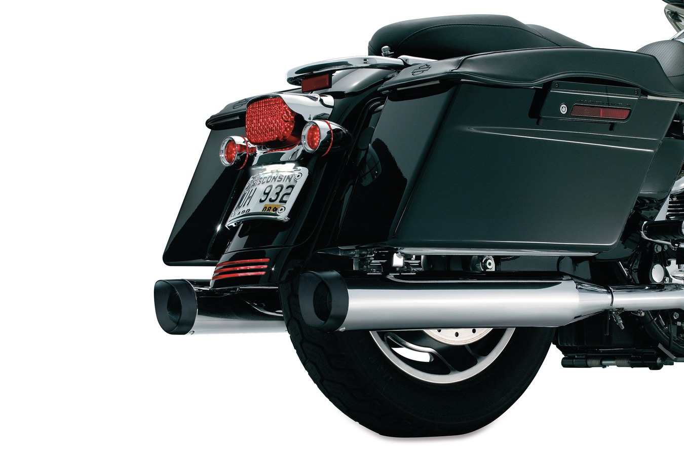 Kuryakyn Slotted Taillight Cover In Chrome Finish For Harley Davidson ...