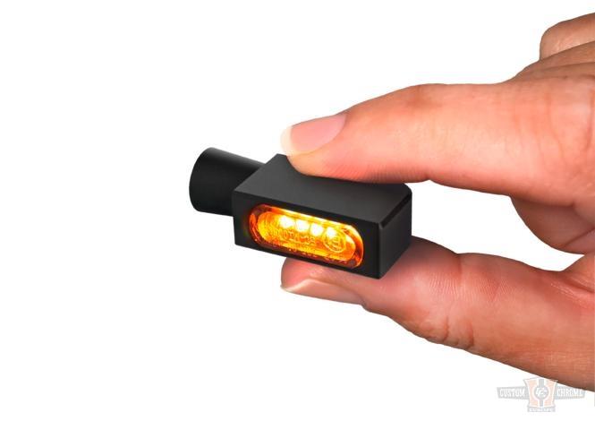Heinz Bike Blokk-Line Micro LED Blinker in Black Finish For Universal ...