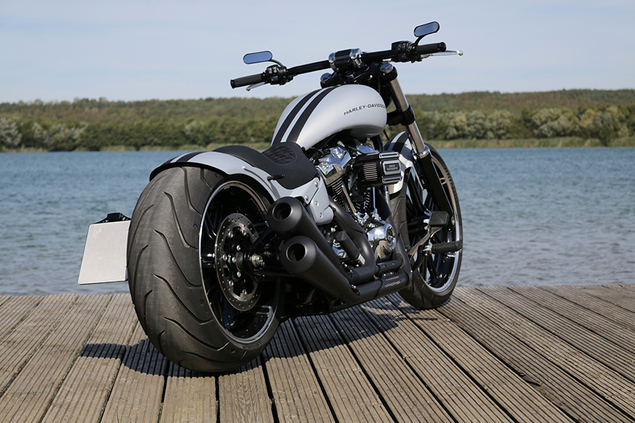 Kodlin 240/250 Rear Fender TUV Approved In Raw Steel For Harley ...