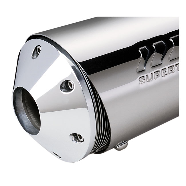 Supertrapp 4 Inch Open End Cap in Brushed Stainless Steel Finish (405 ...