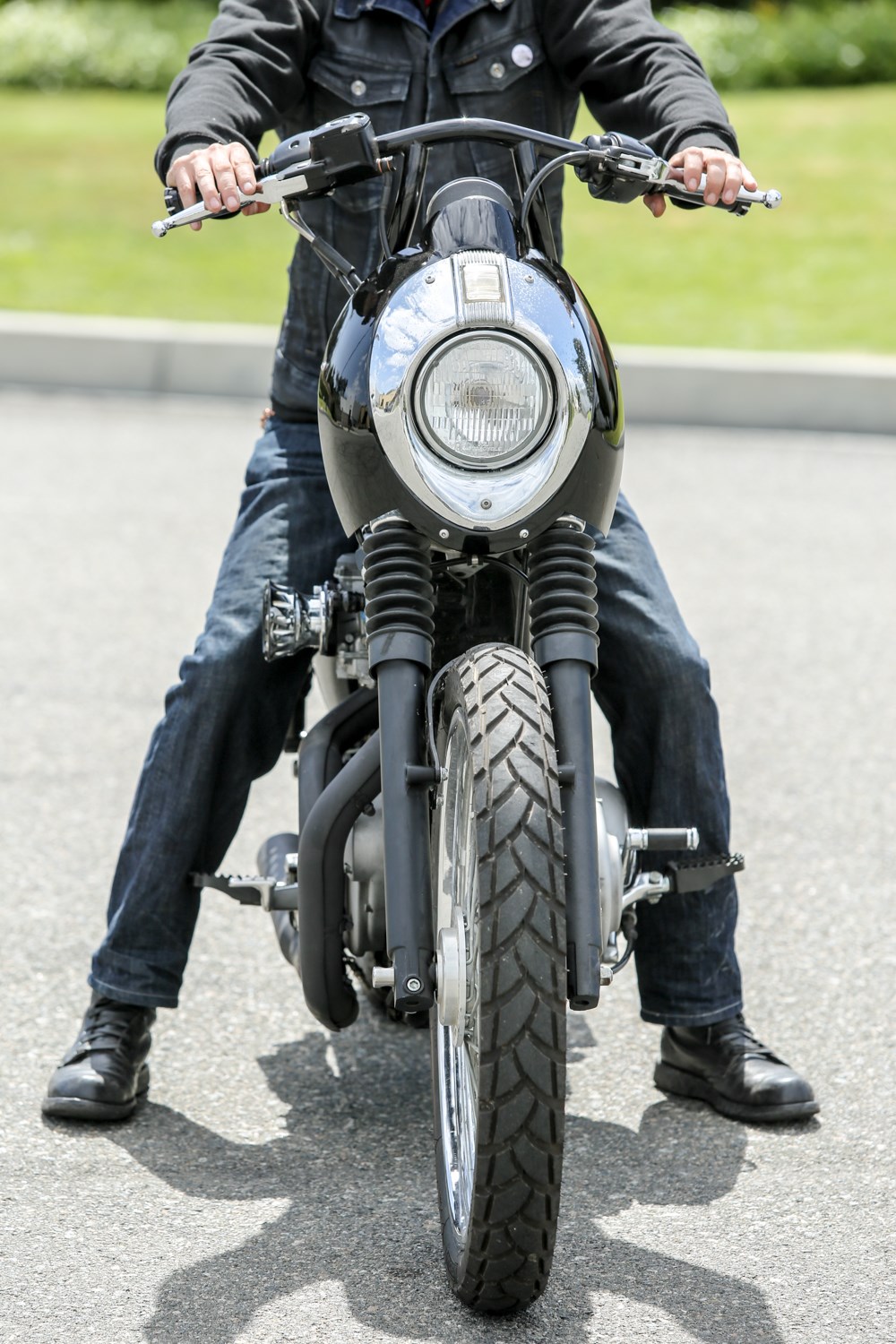 Burly Brand 9 Inch High Jim Handlebar In Black For Harley Davidson 1982 ...