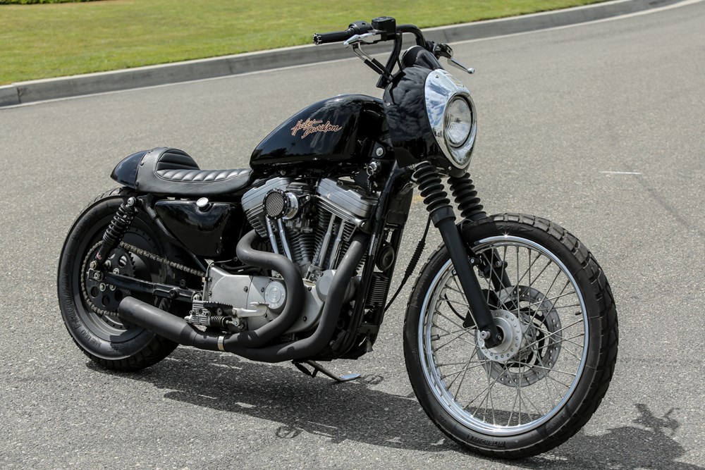 Burly Brand 9 Inch High Jim Handlebar In Black For Harley Davidson 1982 ...