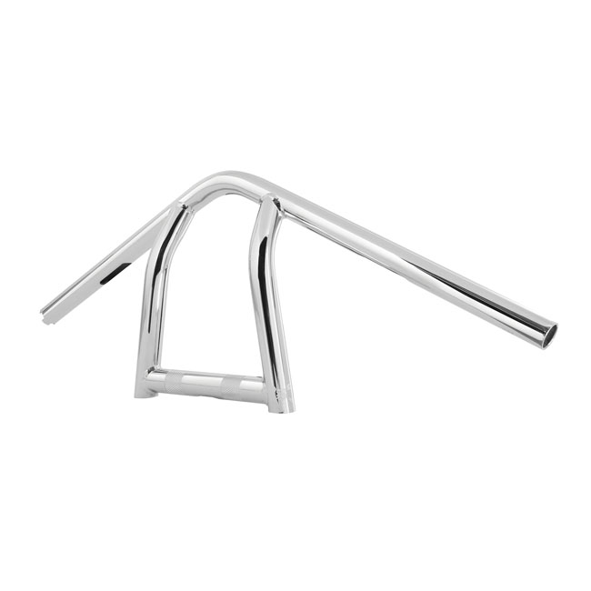 Burly Brand 9 Inch High Jim Handlebar In Chrome For Harley Davidson ...