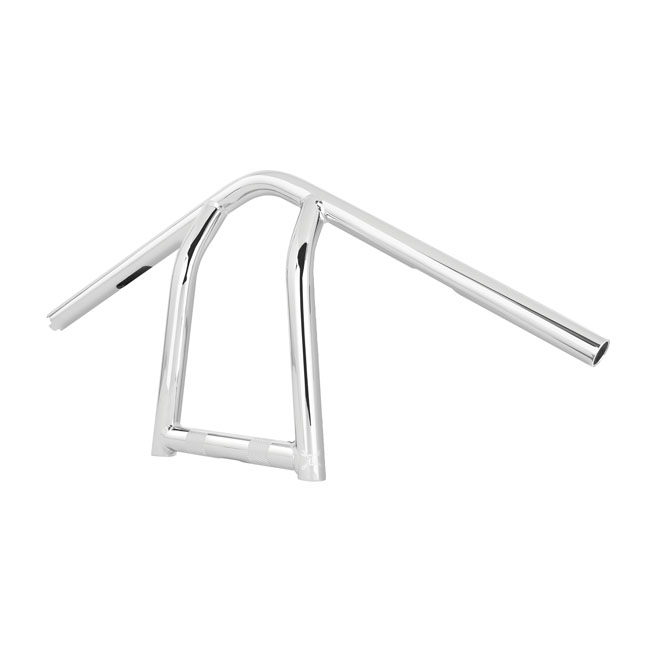 Burly Brand 11 Inch High Jim Handlebar In Chrome For Harley Davidson ...