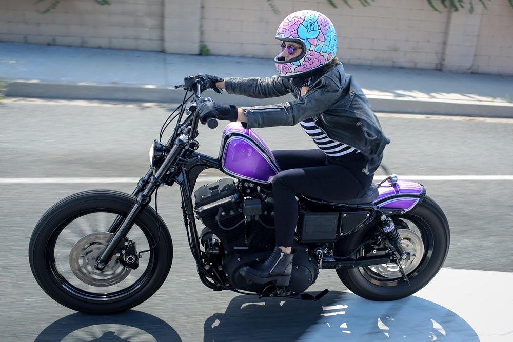 Burly Brand 8 Inch High Sid Handlebar In Black For Harley Davidson 1982 ...