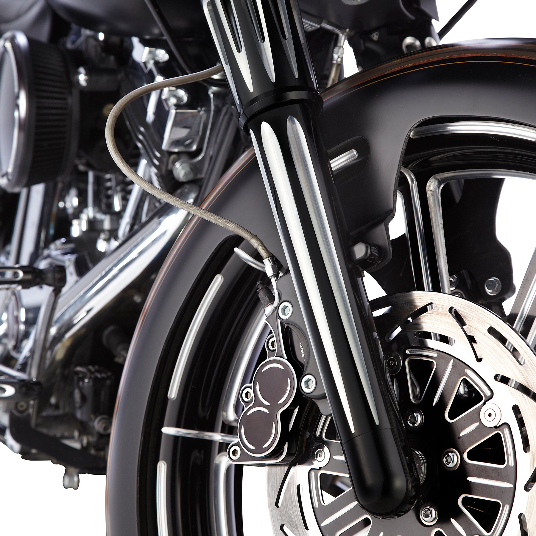 Arlen Ness Deep Cut Hot Legs In Black For Harley Davidson 2007-2015 ...