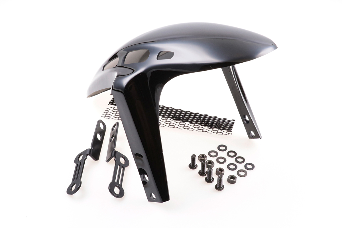 Cult Werk Custom V2 Front Fender In Gloss Black For Harley Davidson ...