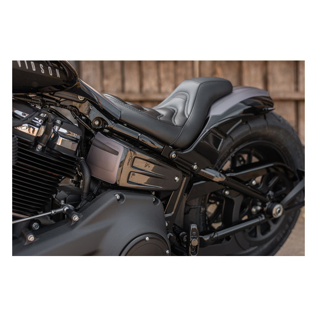 Killer Custom Avenger Side Covers in Black Finish For 2018-2023 FXBB ...