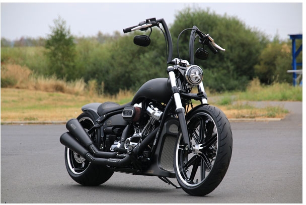 Kodlin Headlamp Conversion Bracket In Black For Harley Davidson 2018 ...