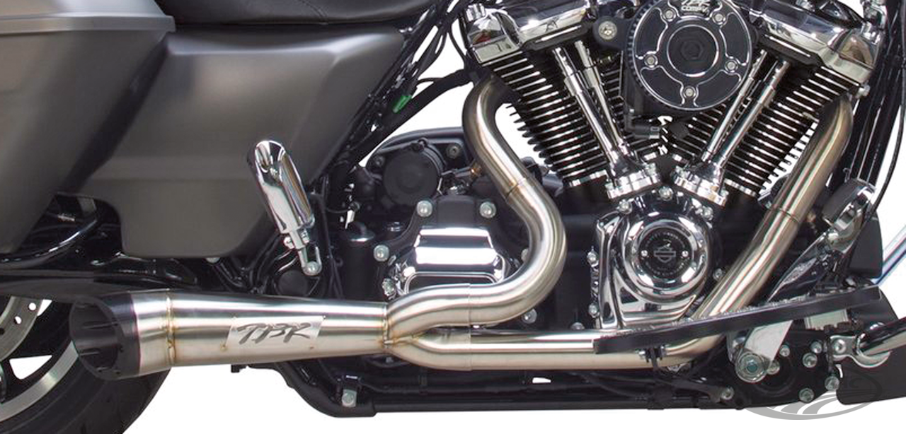 Two Brothers Racing 2-Into-1 Shorty Racing Exhaust in Raw Finish For ...