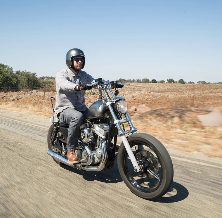 Biltwell Zero Drag Handlebar In Chrome Finish For Harley Davidson 1982 ...