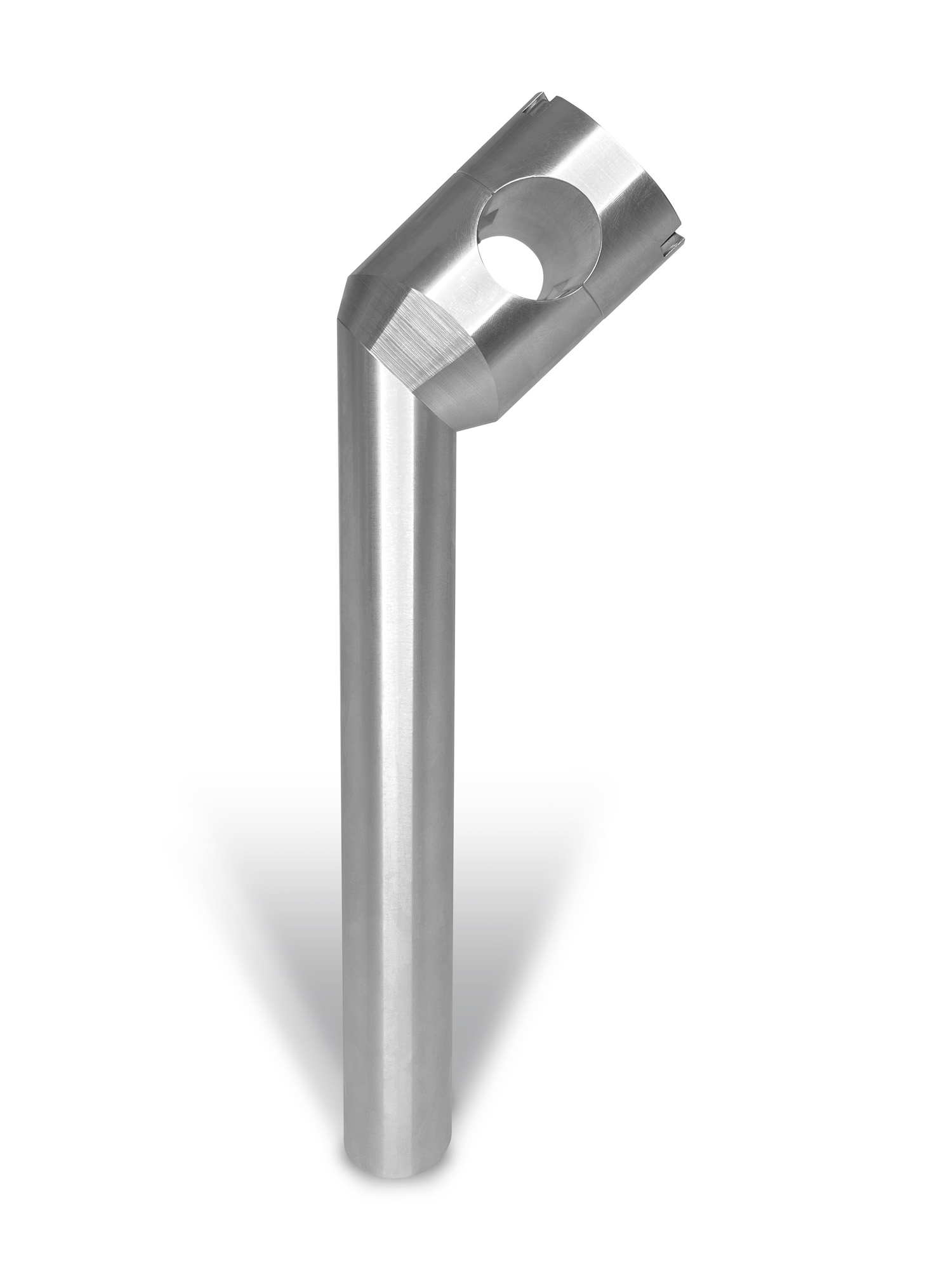 Heinz Bikes 6 Inch Clubstyle Pullback Risers In Silver With Silver Top ...