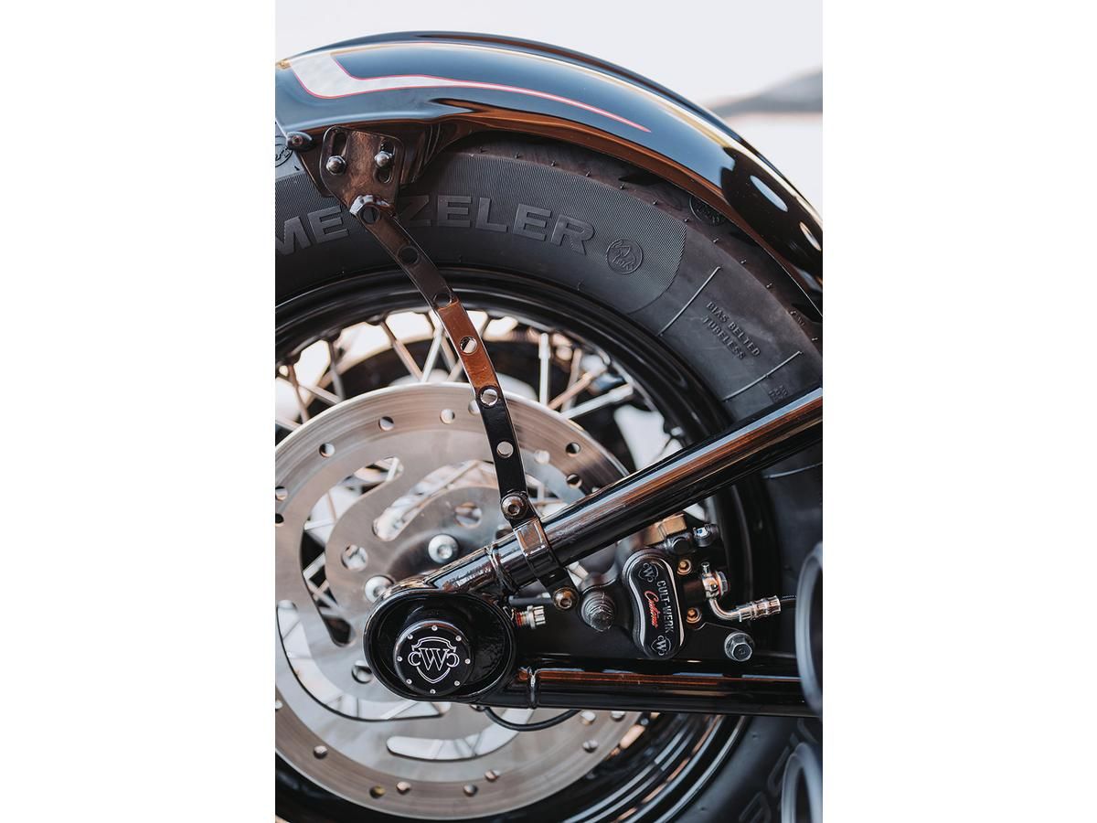 Cult Werk Unpainted Old School Rear Fender Kit For Harley Davidson 2018 ...