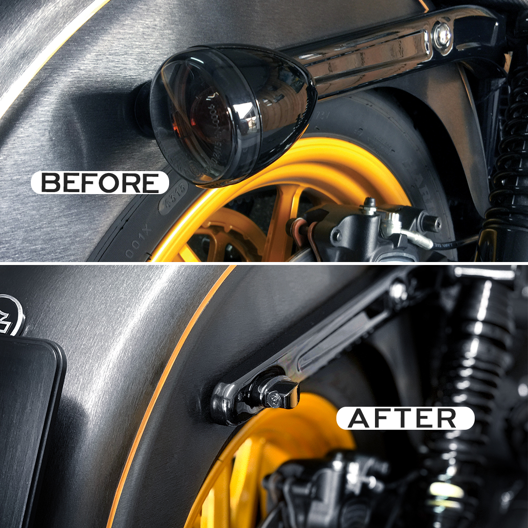 Heinz Bikes NANO Series Winglets 3-In-1 Turn Signals, Brake ...