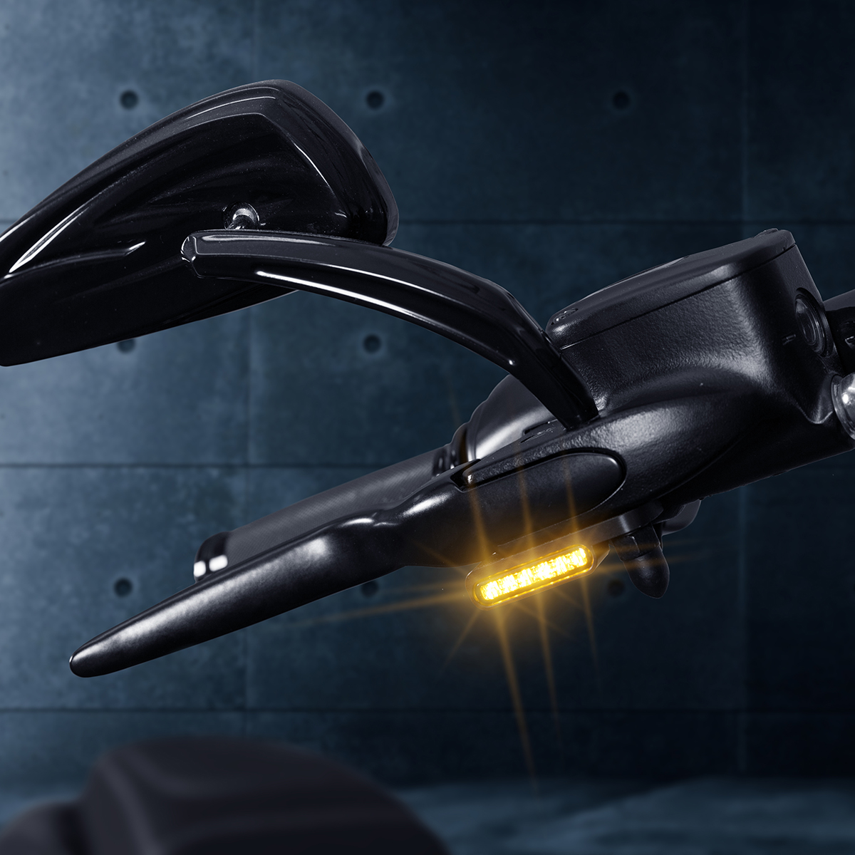 Heinz Bike LED Handlebar Turn Signals in Aluminium/Black Finish For ...