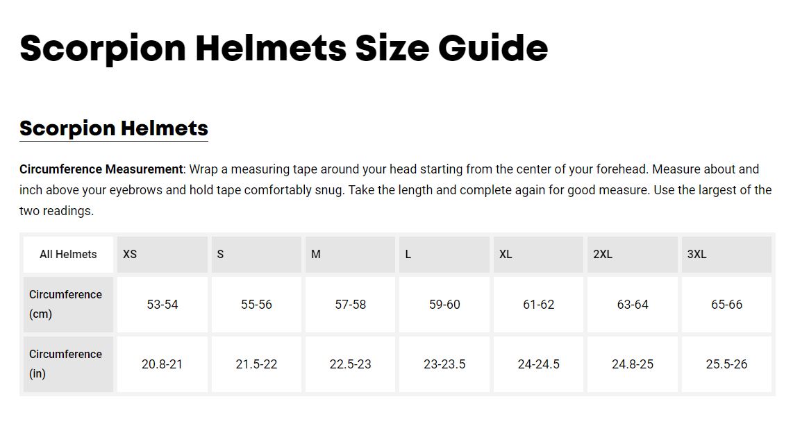 Scorpion Exo-Tech Evo Pro Helmet In Pearl Black Matt - Size L ...