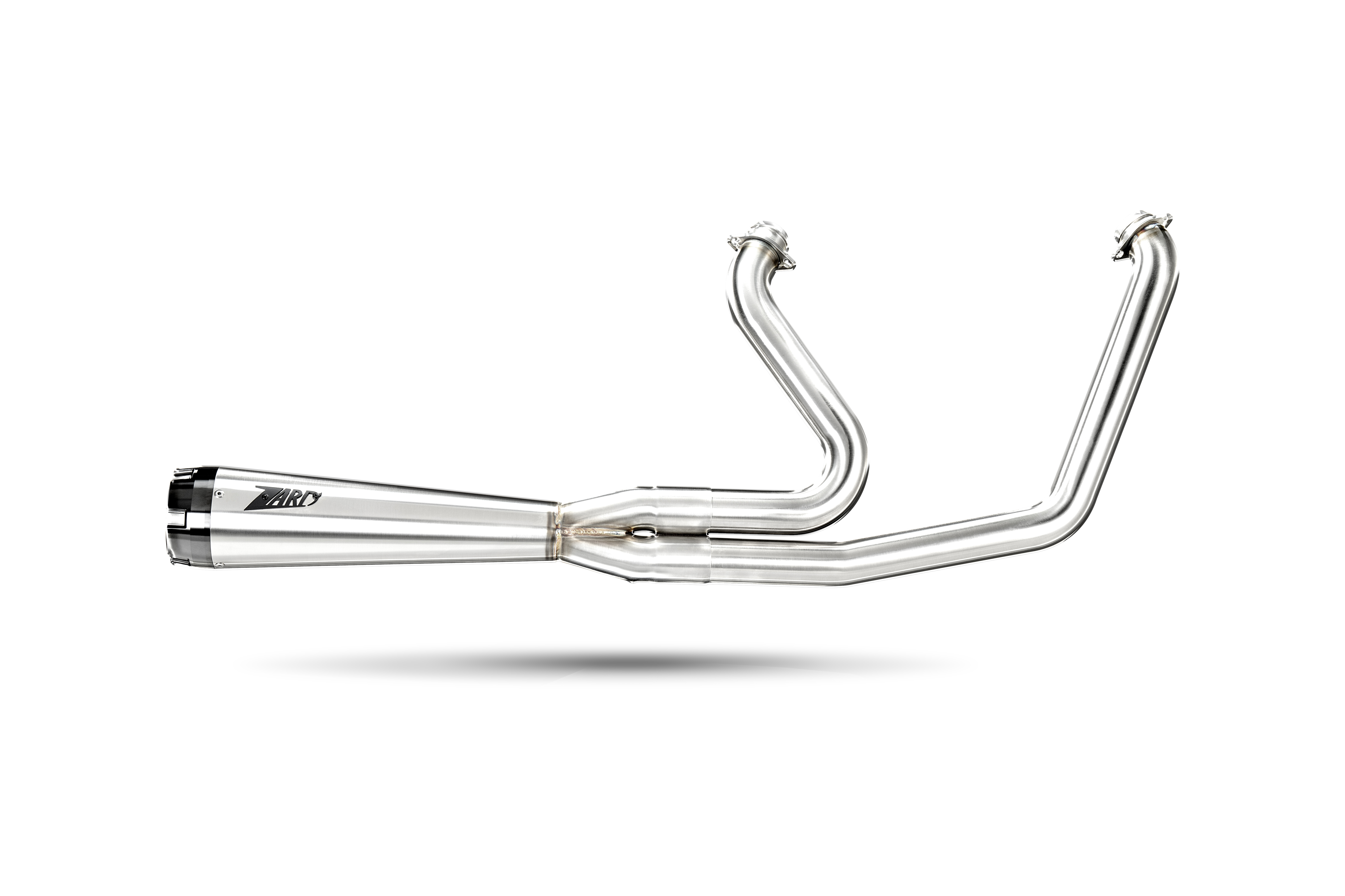 Zard 2 Into 1 Euro 5 Exhaust System In Polished Stainless Steel For ...