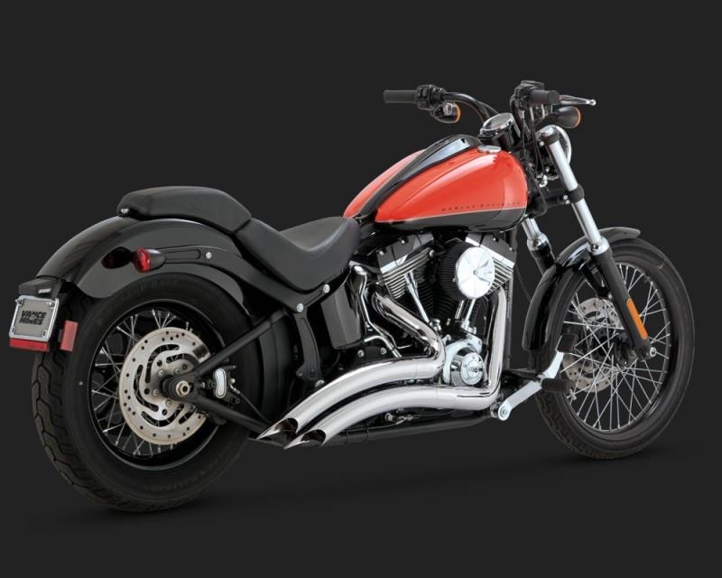 Vance & Hines Big Radius 2 into 2 Performance Exhaust System NON-PCX for Harley Davidson 1986 ...