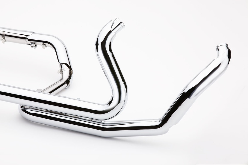 Cobra Powerport Dual Headpipes In Chrome Finish For Harley Davidson ...