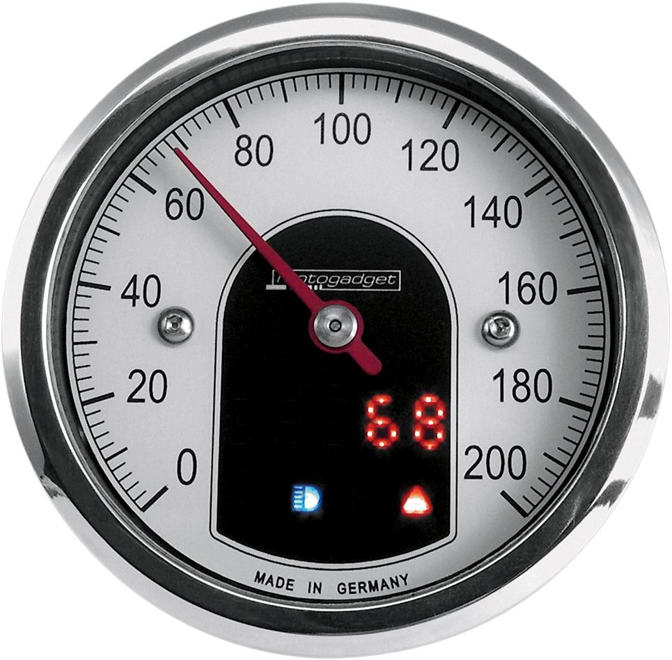 MotoGadget Motoscope Tiny Digital Speedo Standard Polished Bezel ...