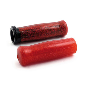 Avon Old School Grips In Red Sparkle For 1974-2023 Harley Davidson ...