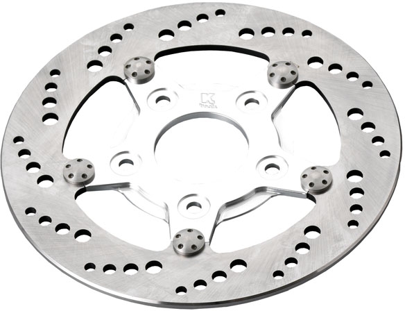 Kustom Tech 8.5 Inch Front Left Rotor for 2000 Up Harley-Davidson ...