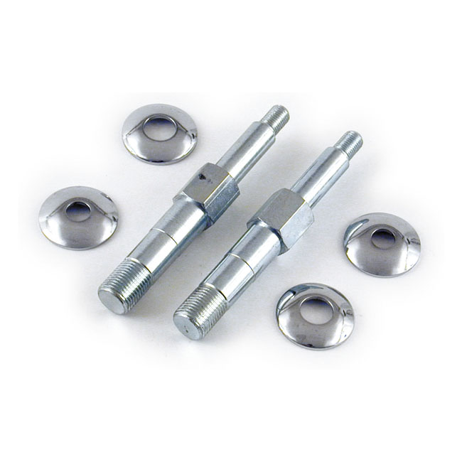 DOSS Upper Shock Stud Kit For 2 Shocks in Zinc Finish For 1973-1985 4 ...