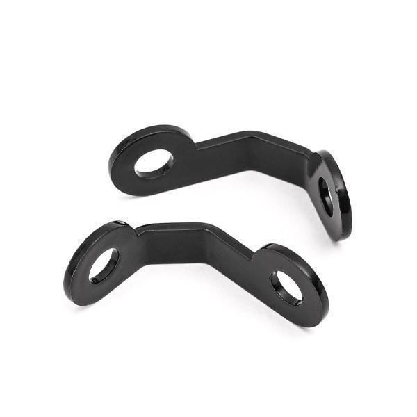 Killer Custom Front Turn Signal Relocation Brackets In Black Finish ...