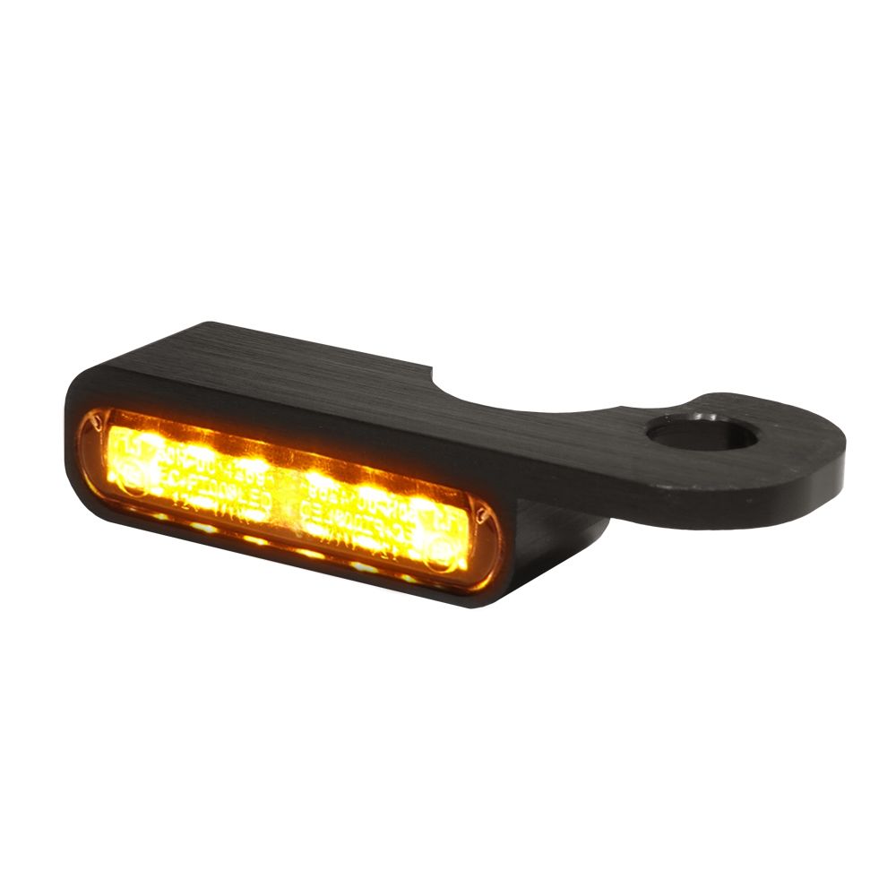 Heinz Bike LED Handlebar Turn Signals in Aluminium/Black Finish For ...