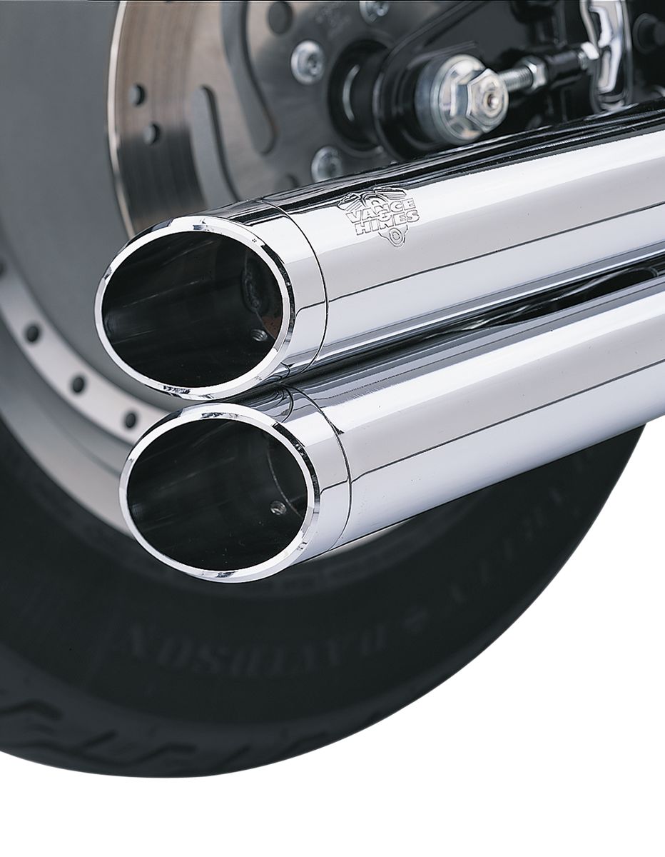 Vance & Hines Exhaust Slash Cut Tips in Chrome Finish For Big Shots ...