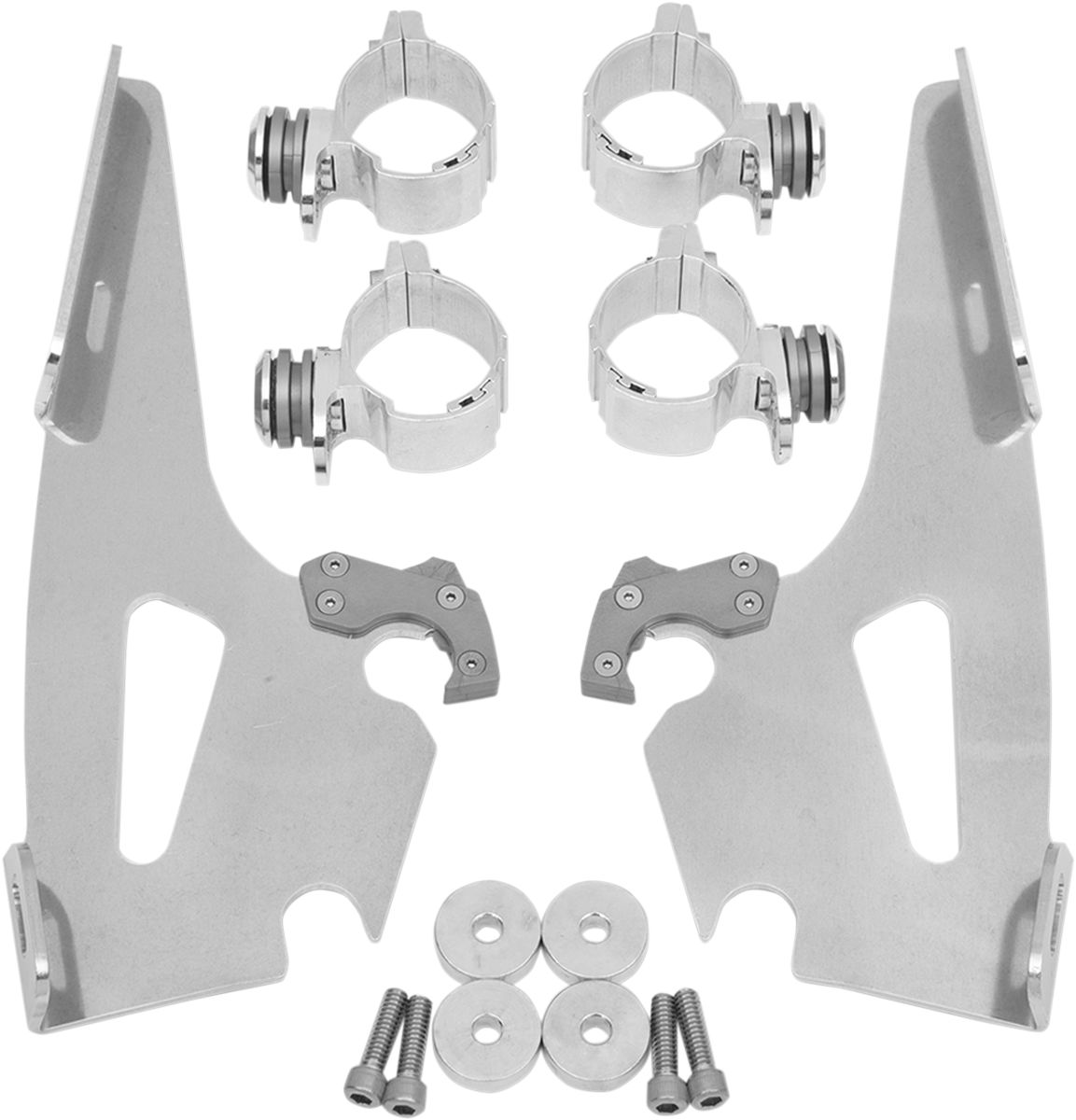 Memphis Shades Fats/Slim/Batwing Trigger-lock Kit In Polished Finish ...
