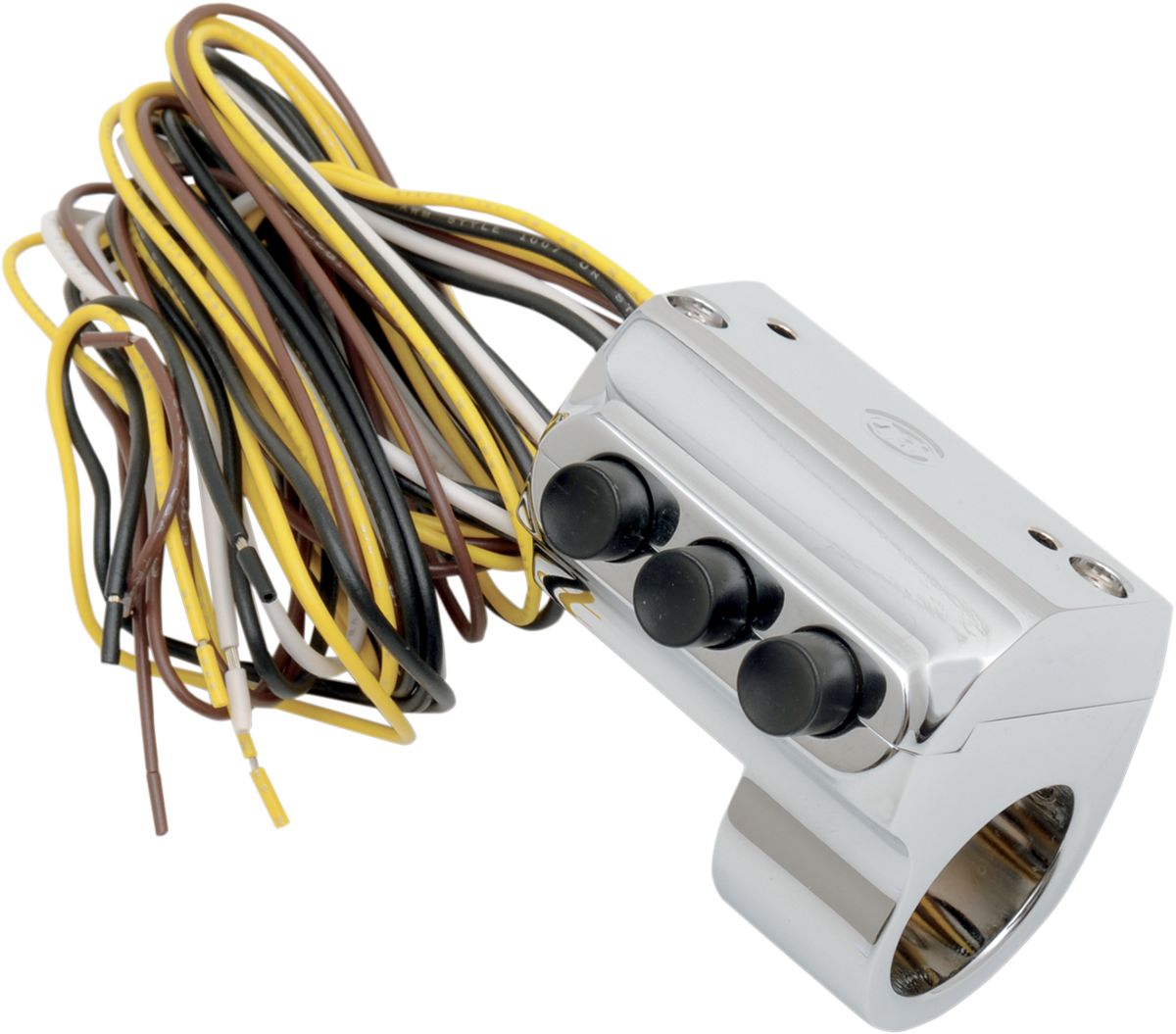 Performance Machine 3 Button Left Side Contour Switch Housing in Chrome ...