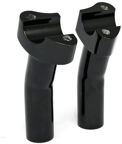 Doss Forged Aluminum Pullback Risers With 4 1/2" Rise In Black ...