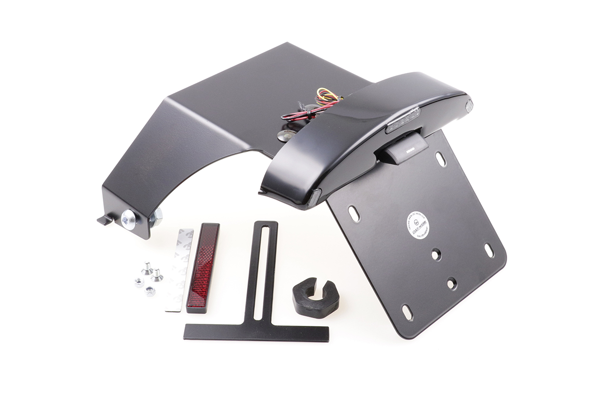 Cult Werk License Plate Bracket With 3 in 1 in Black Finish For 2018 ...