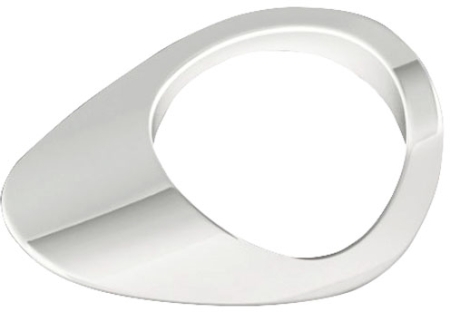 Doss Oil Tank Bezel, For 2004-2023 HD Sportster Models in Chrome Finish ...