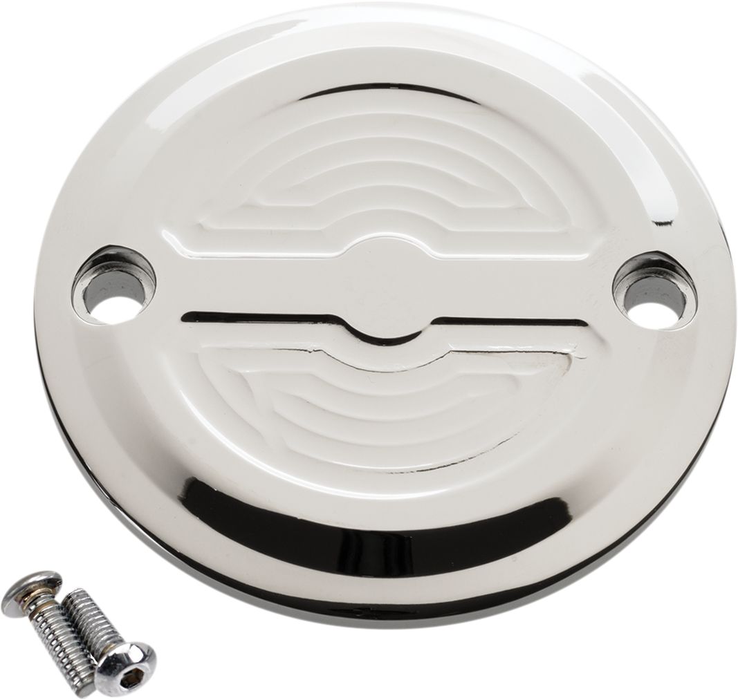 Joker Machine Finned Chrome Milled Timing Cover For M8 Models (02-972-3 ...
