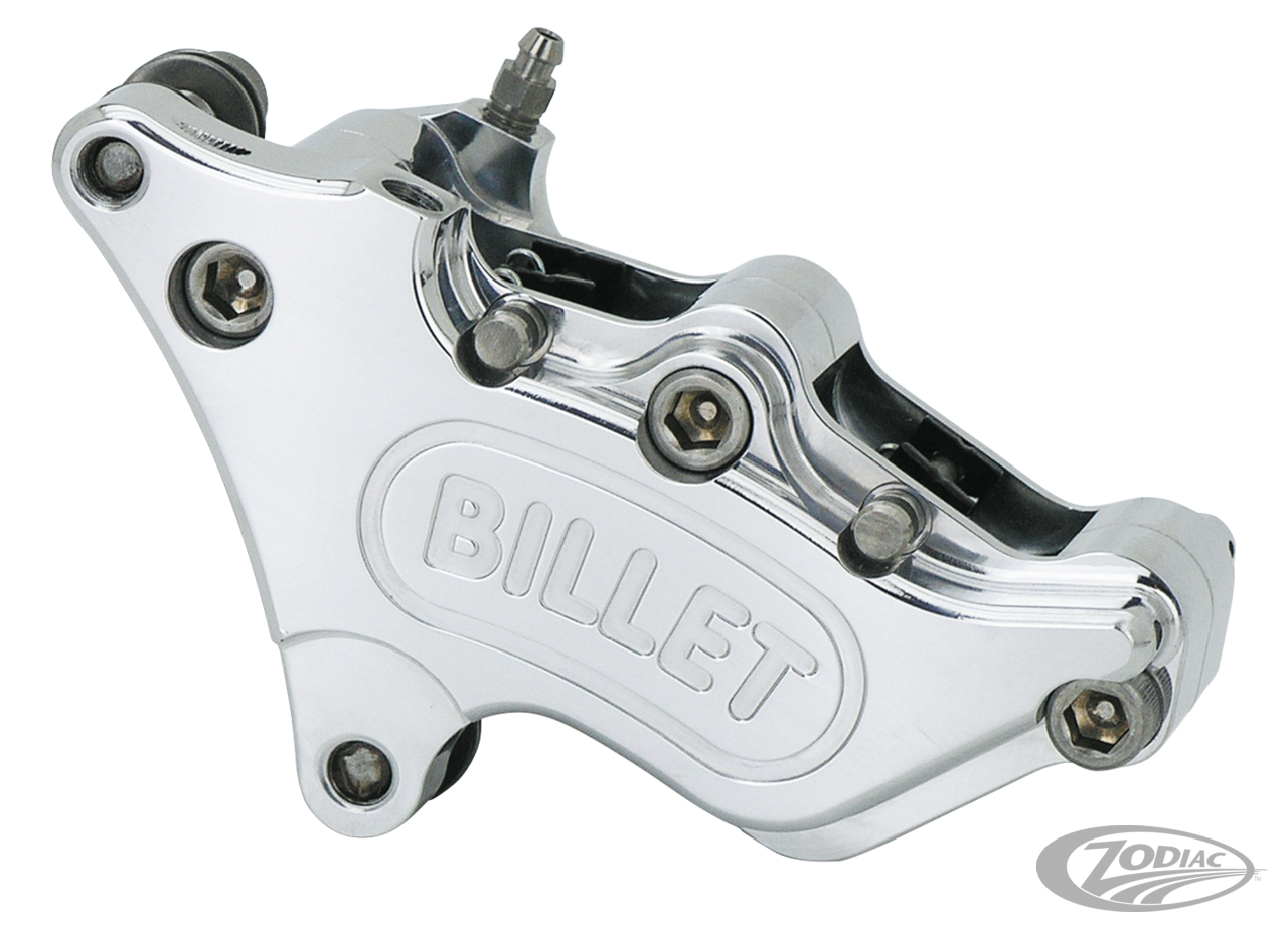 Harrison Billet 4 Piston Front Brake Caliper In Polished Or Black ...
