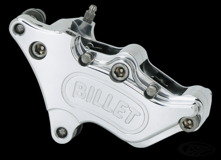 Harrison Billet 4 Piston Front Brake Caliper In Polished Or Black ...
