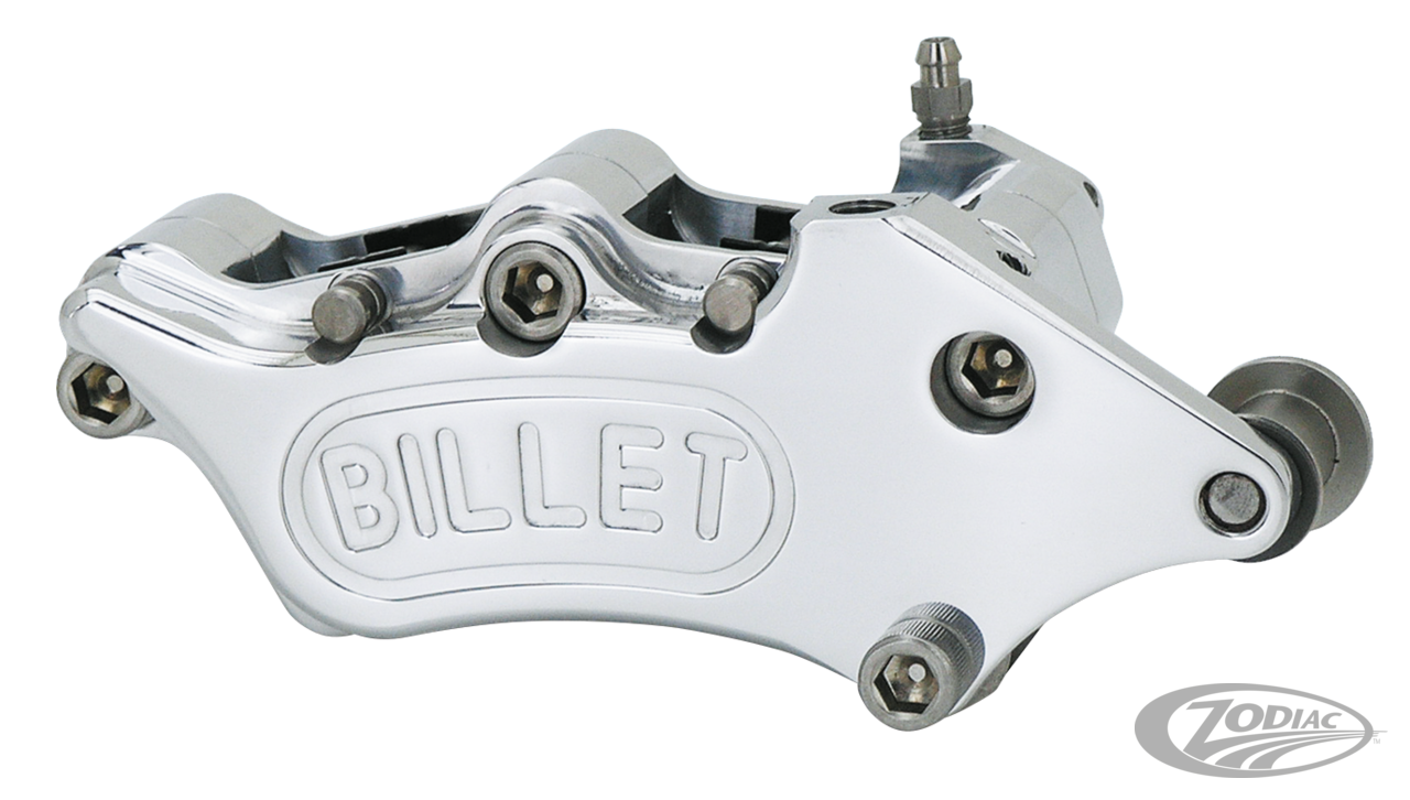Harrison Billet 4 Piston Front Left Or Rear Brake Caliper In Polished ...